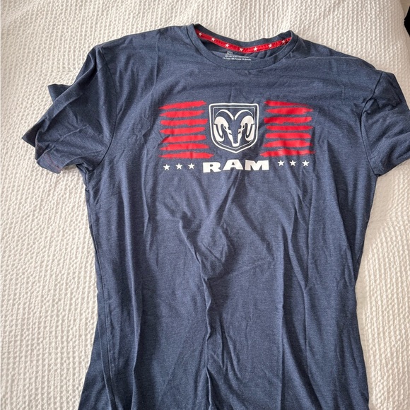 Shirts | Mens Navy Blue Tshirt Ram Truck America | Poshmark